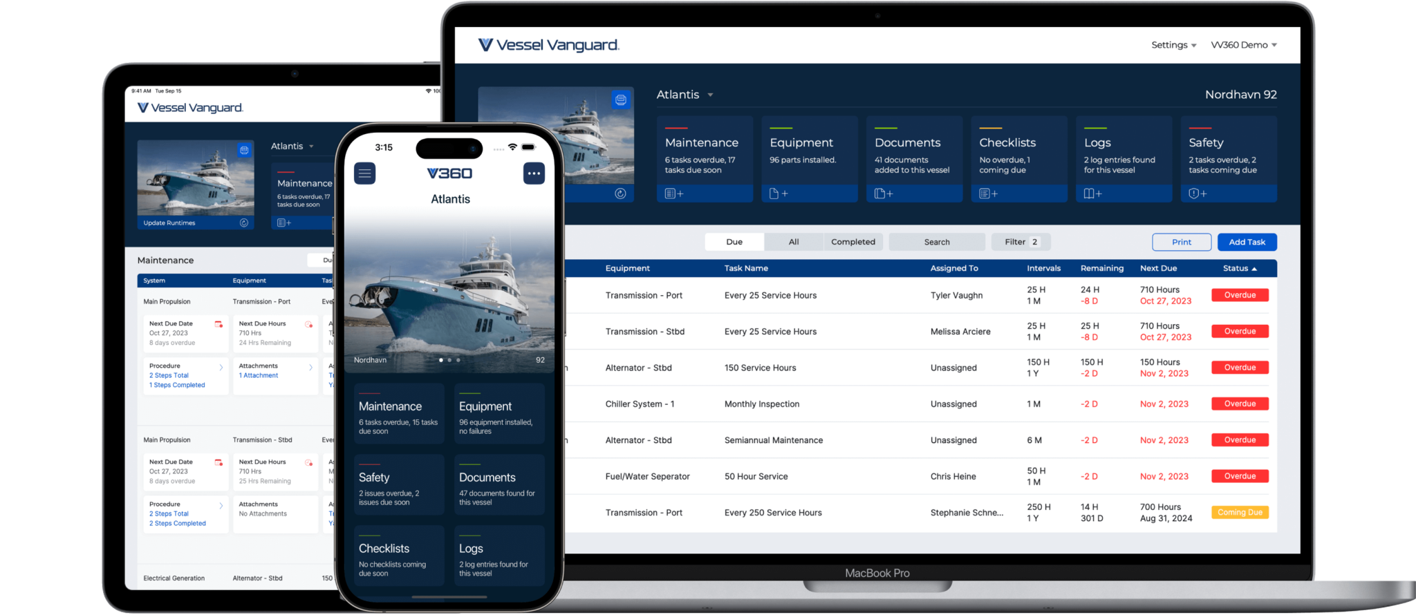 Vessel Vanguard | Marine Maintenance and Safety Management
