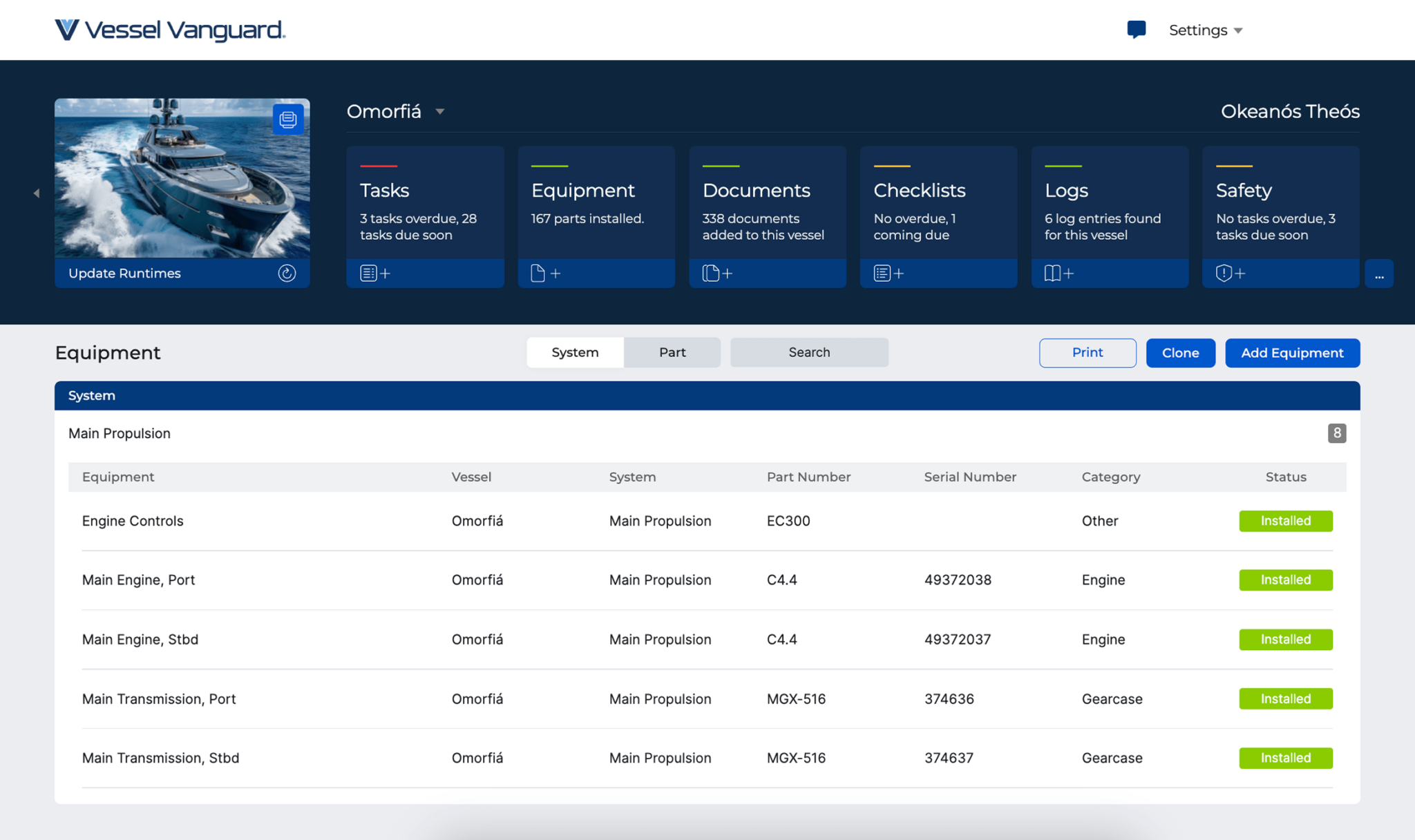 Marine Maintenance Tracking Software | Vessel Vanguard